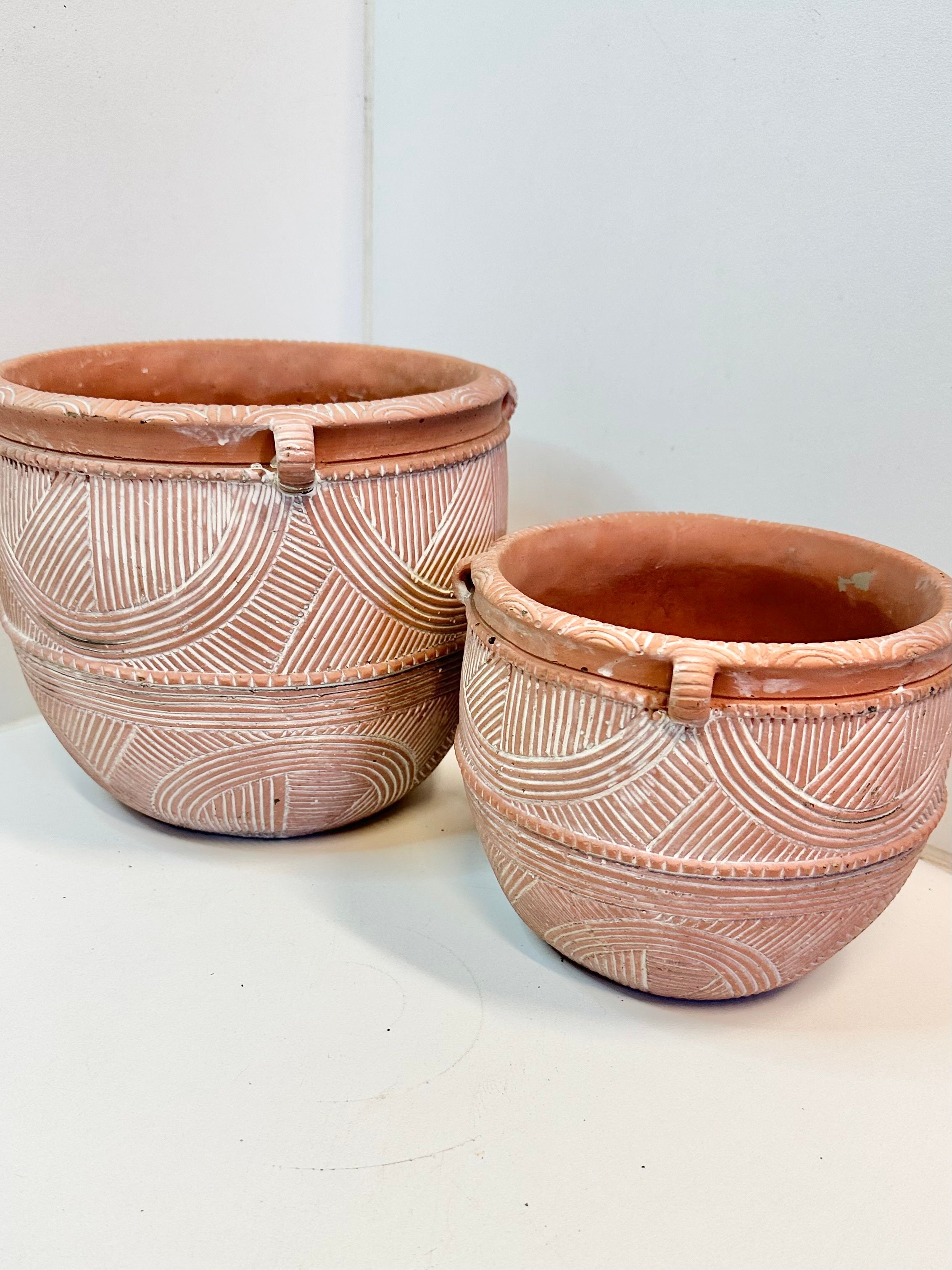 Cotta - Patterned Terracotta Planters | Di-vine plants